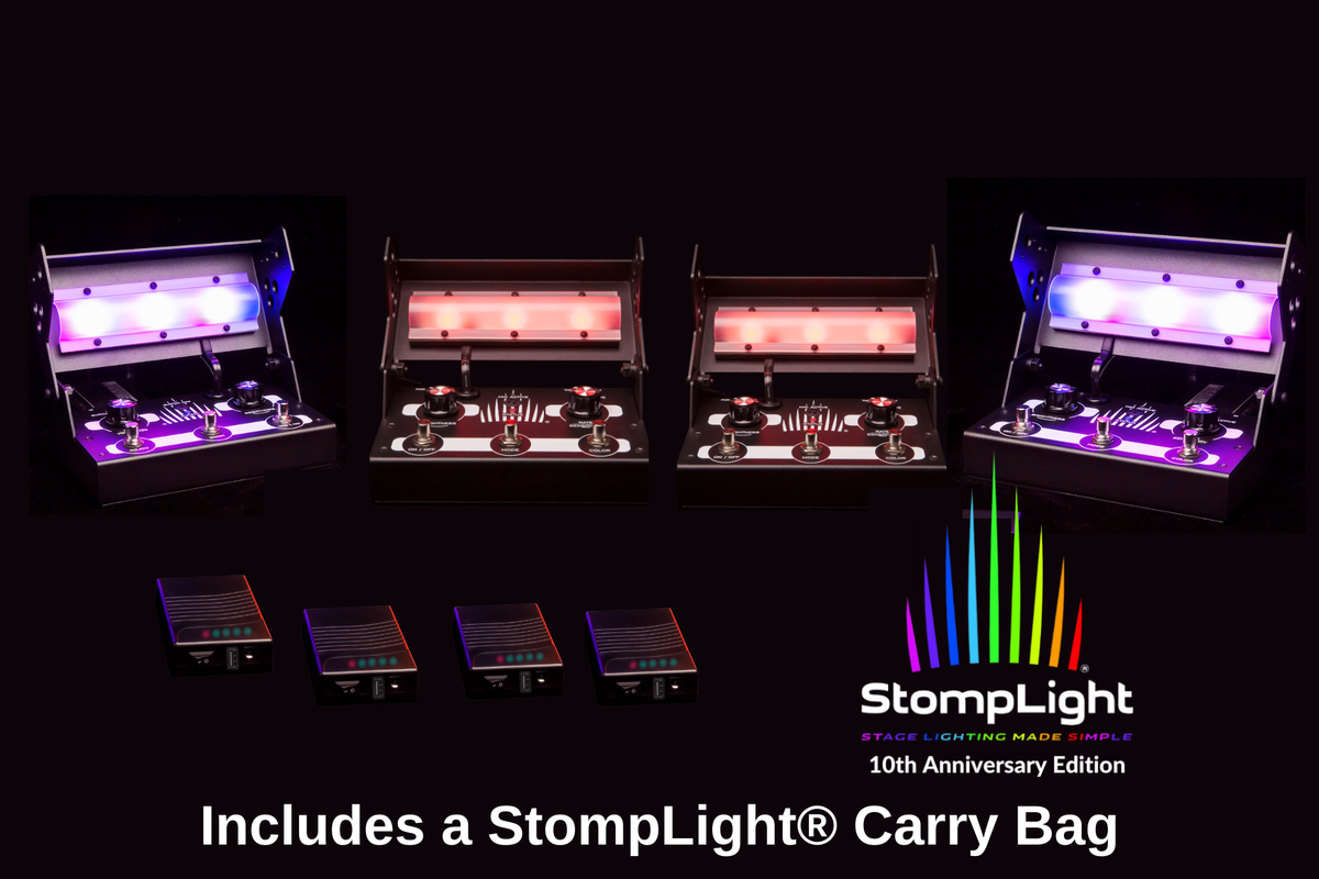Band Stage Lighting Kit | StompLight Quartet Bundle for Musicians ...